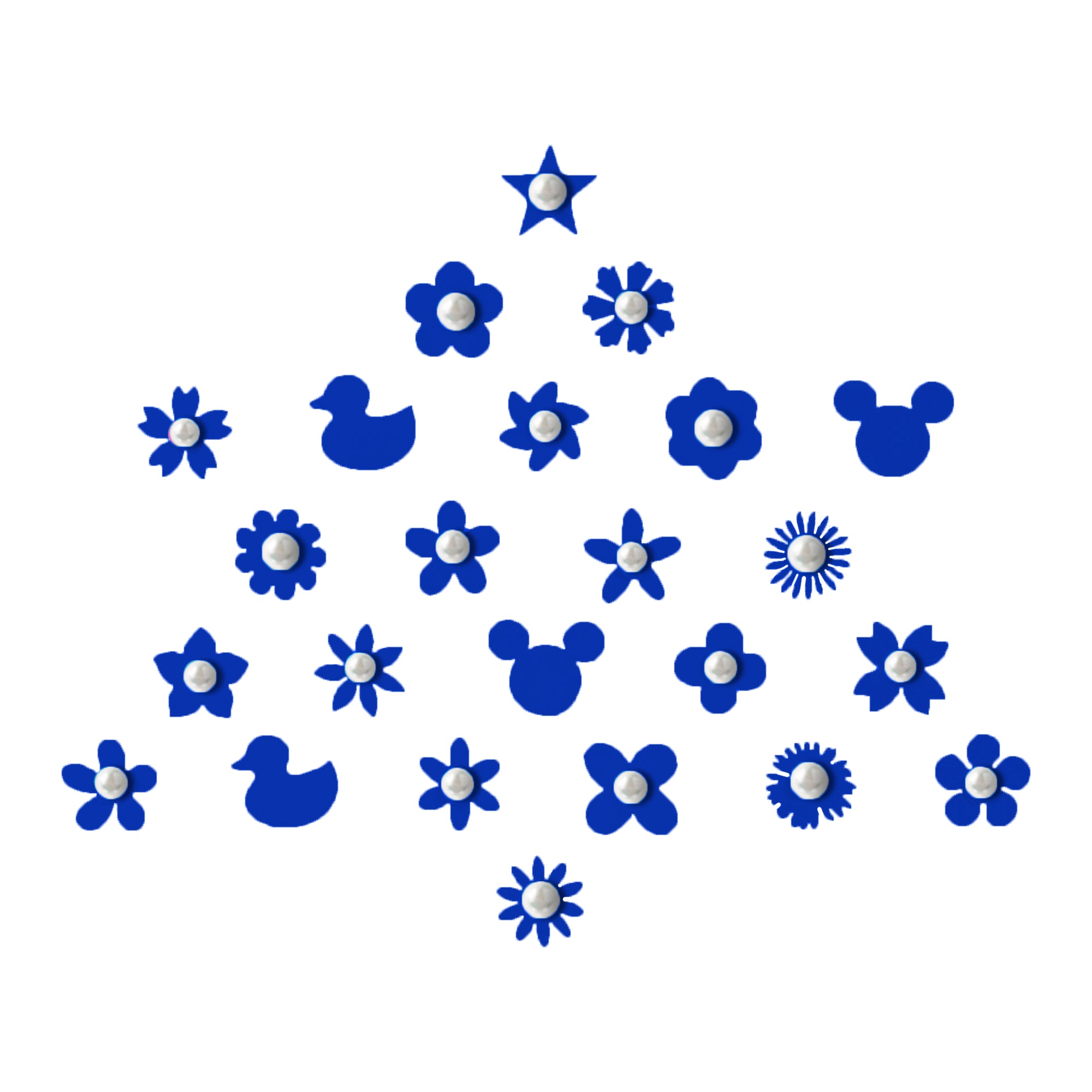 Comet Busters Cute Blue Baby Bindis Kids Face Decoration Stickers (6mm