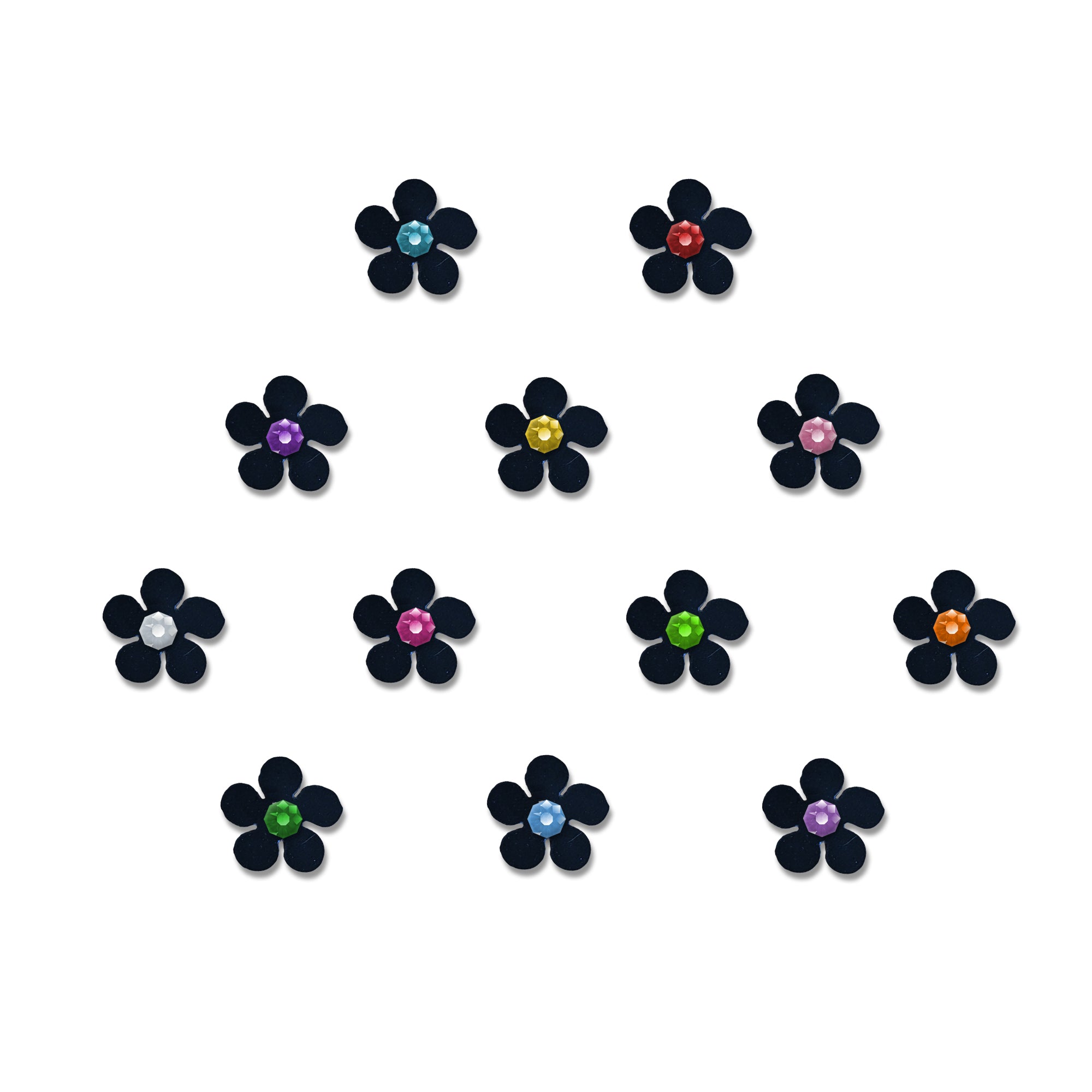 Comet Busters Cute Black Baby Bindis Kids Face Decoration Stickers (6m