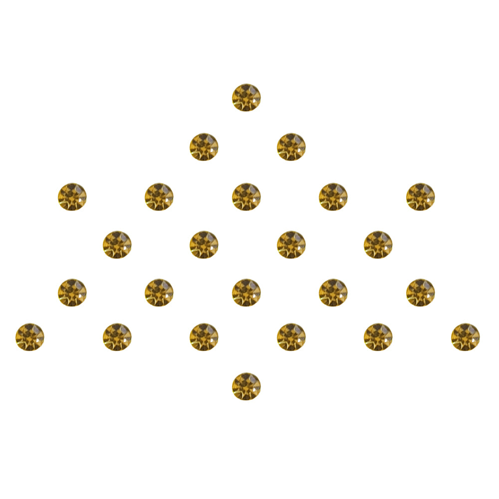 Comet Busters® Gold Diamond Dot Diamond Bindi (3mm) – Handcrafted ...