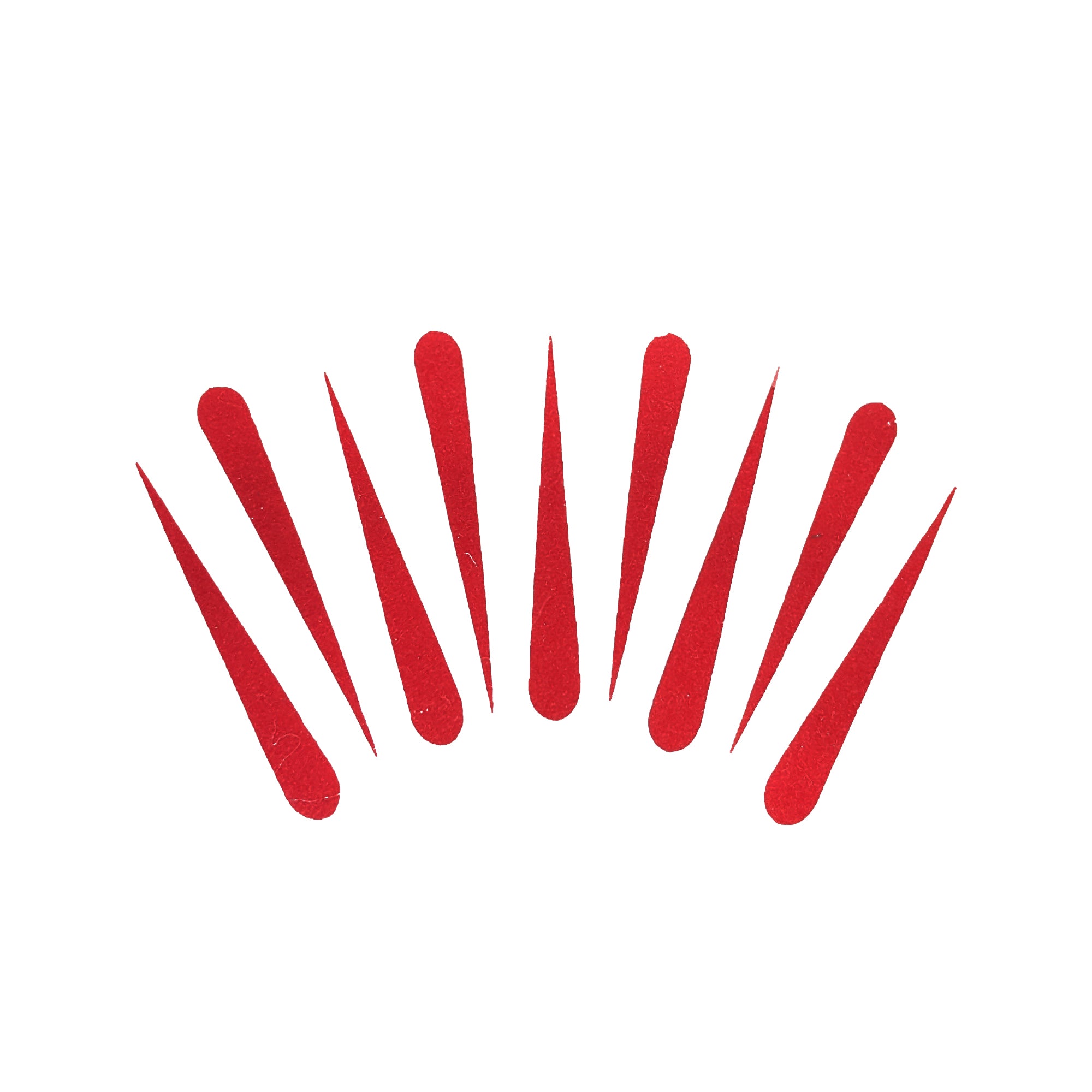 Comet Busters Beautiful Handcrafted Red Velvet Tilak Bindis (30mm) (BI