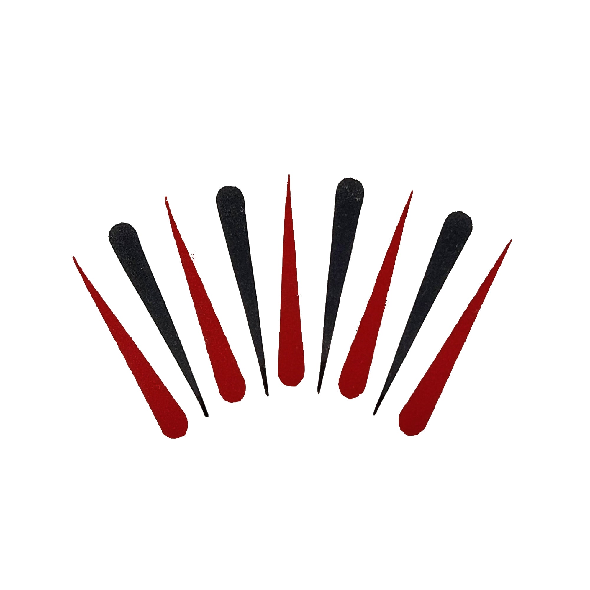 Comet Busters Beautiful Handcrafted Red and Black Velvet Tilak Bindis