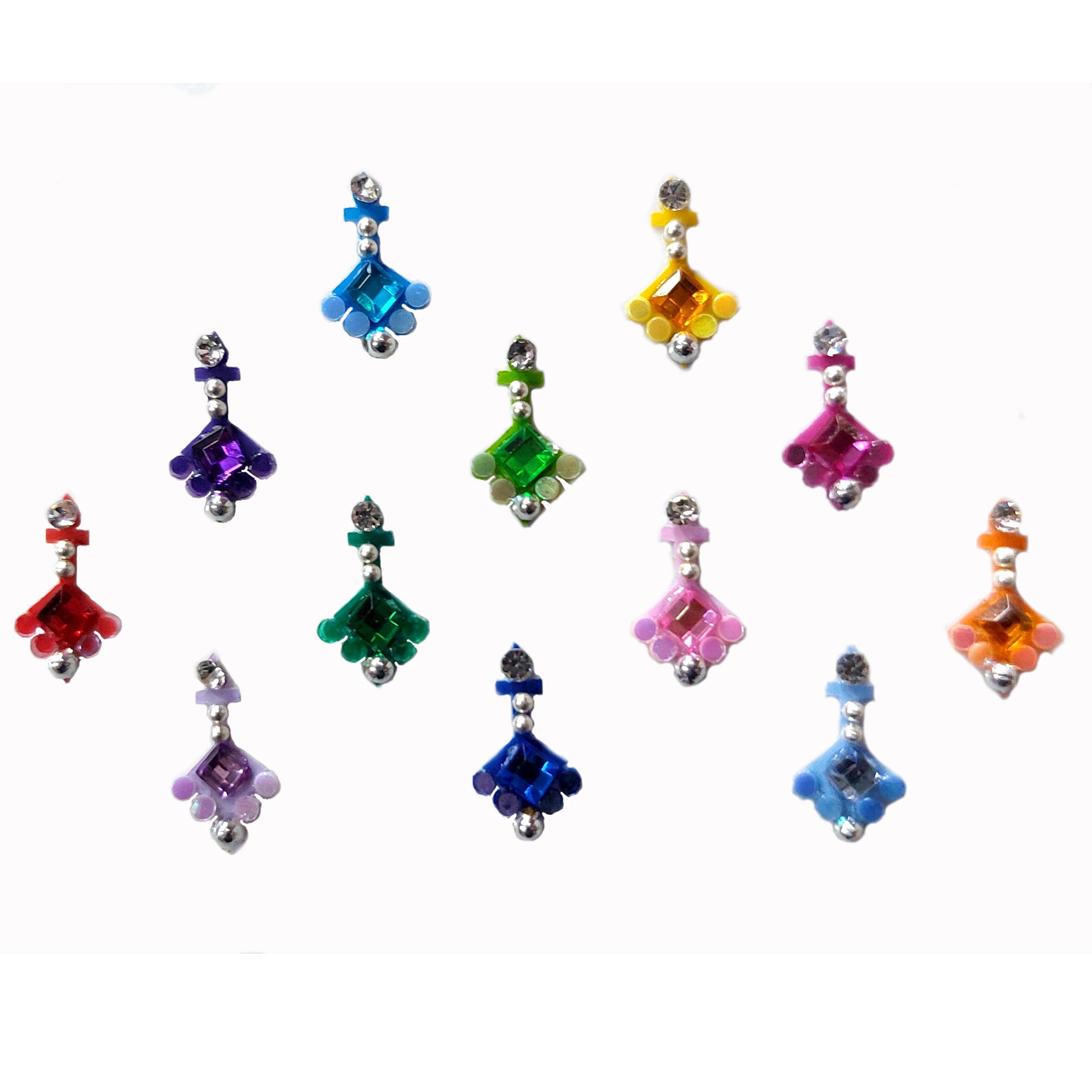 Comet Busters Beautiful Handcrafted Multicolor Traditional Bindis (BIN