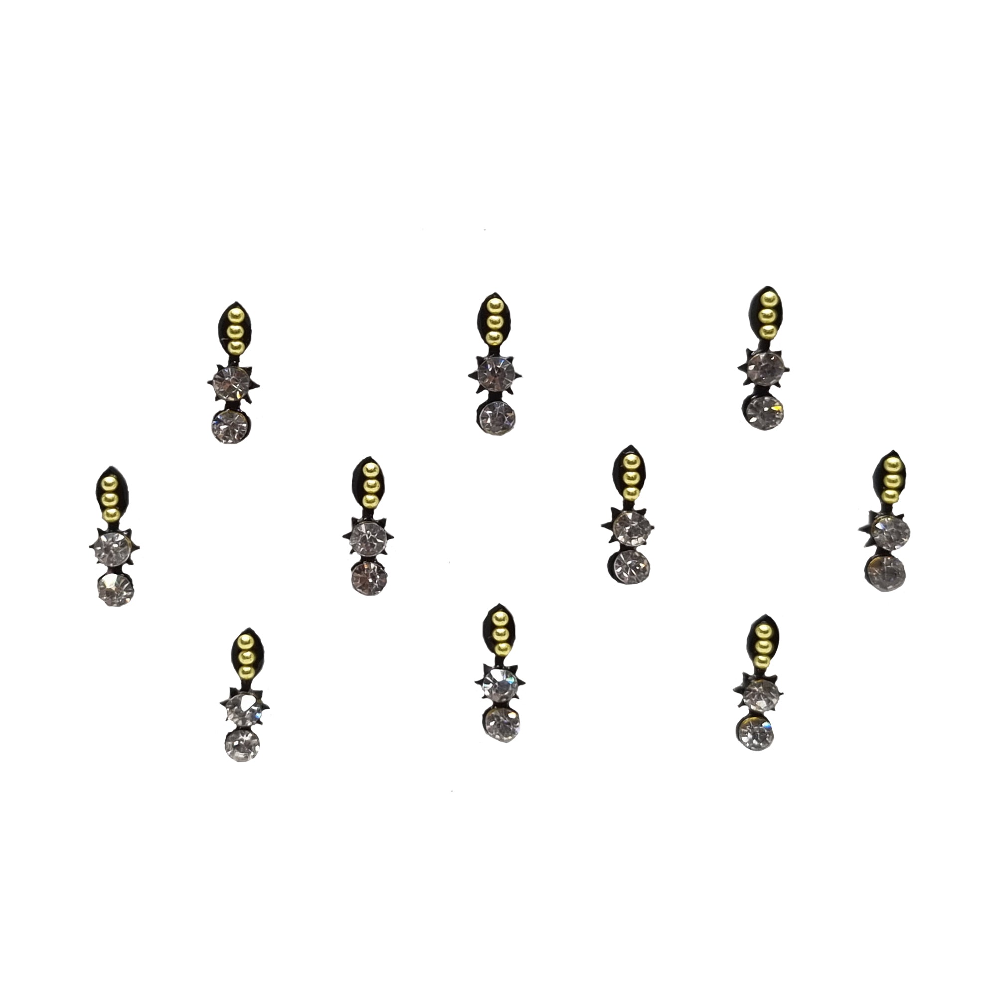 Comet Busters Beautiful Handcrafted Black With Stones (BIN1834)