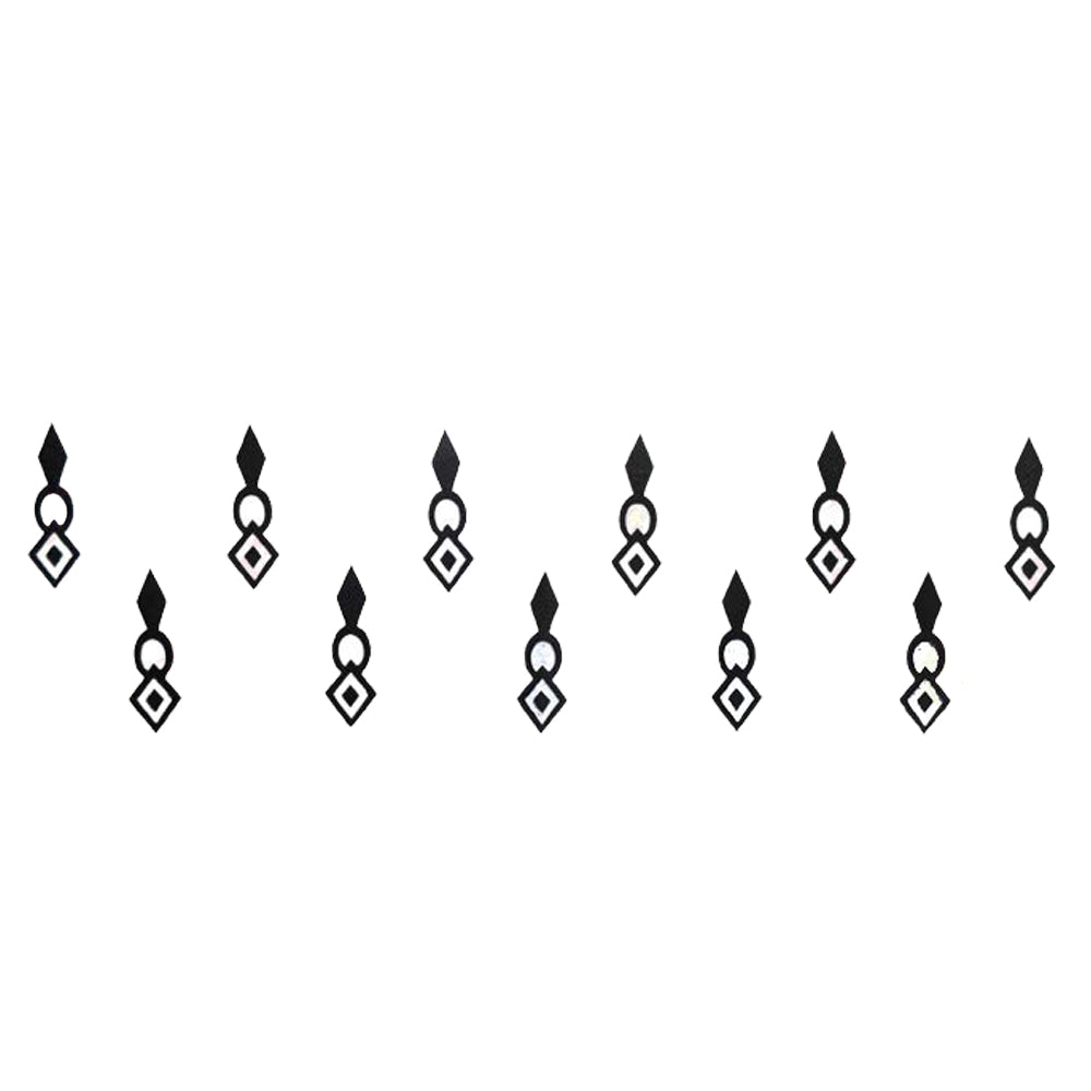 Comet Busters Black Bindis Traditional (20mm) (BIN431)